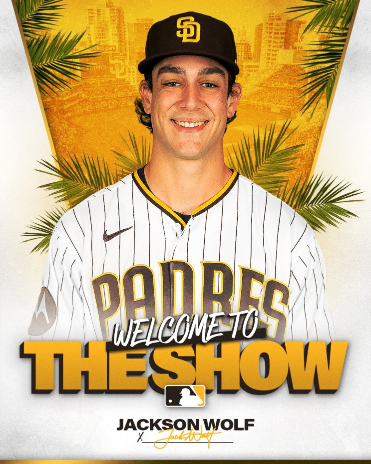잭슨 울프 (Jackson Wolf)를 콜업한 샌디에이고 파드리스 : 네이버 블로그