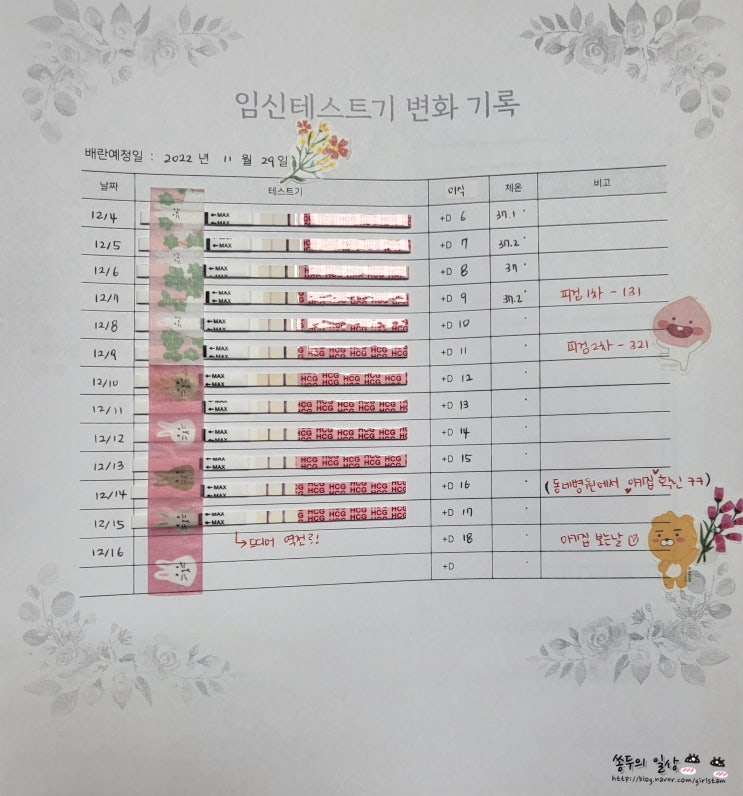 임신 준비 14 대구 차병원 시험관 동결 2차 결과 네이버 블로그