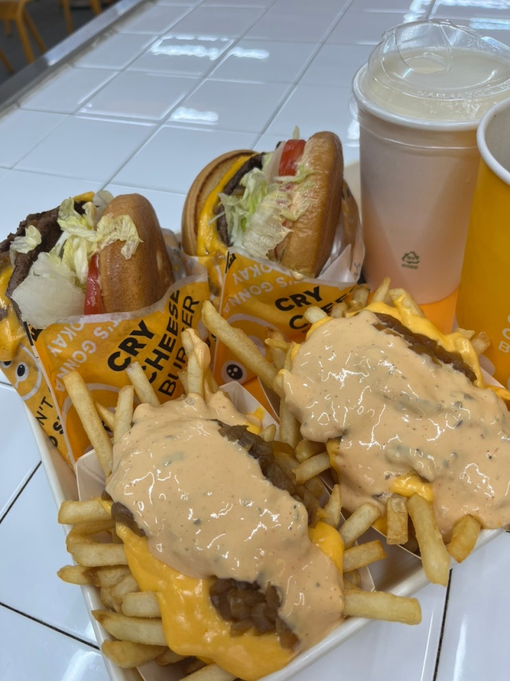 서울_CRY CHEESE BURGER [크라이치즈버거] 육즙가득~수제버거 내 돈 내산 후기 : 네이버 블로그
