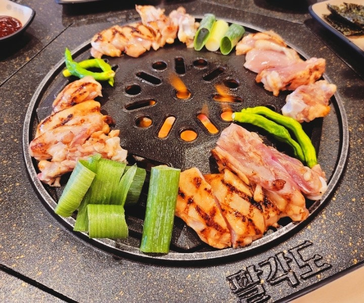 위례 중앙광장 맛집 팔각도~숯불닭갈비 닭특수부위 맛집~너무 맛있어서 일주일에 2번 들른 곳😆 네이버 블로그