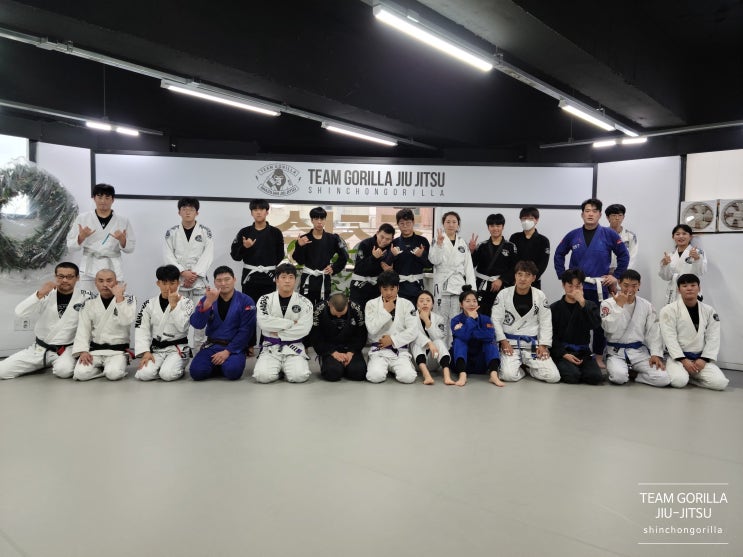 팀 고릴라주짓수 본관 용인수지 주짓수전문체육관 비가 오거나 더운 날씨에도 건강하게 운동할 수 있는 시원한 체육관으로