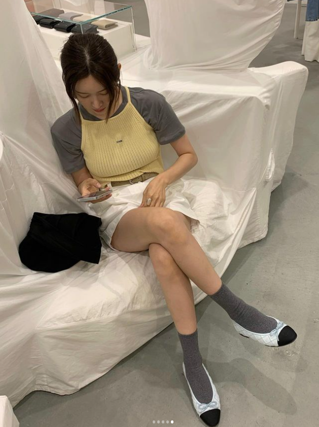 차정원 인스타그램 속 사복패션 뷔스티에 여름 코디 정보 네이버 블로그