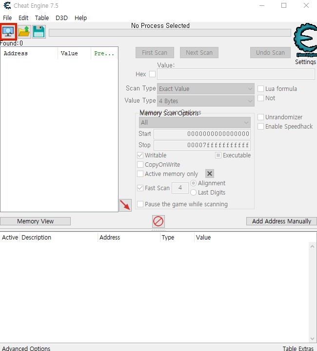 Cheat Engine 7.5 : 네이버 블로그
