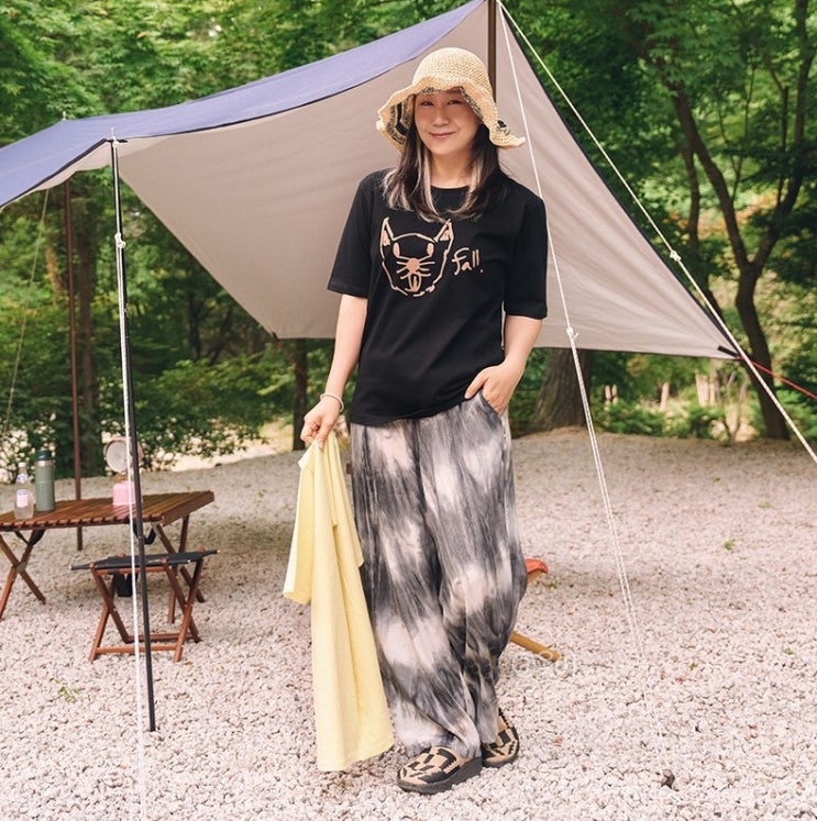 라미란 브랜드 론칭했다고? 캠핑용 여름 바지 & 여성 티셔츠! 올여름 패션룩 괜춘! : 네이버 블로그