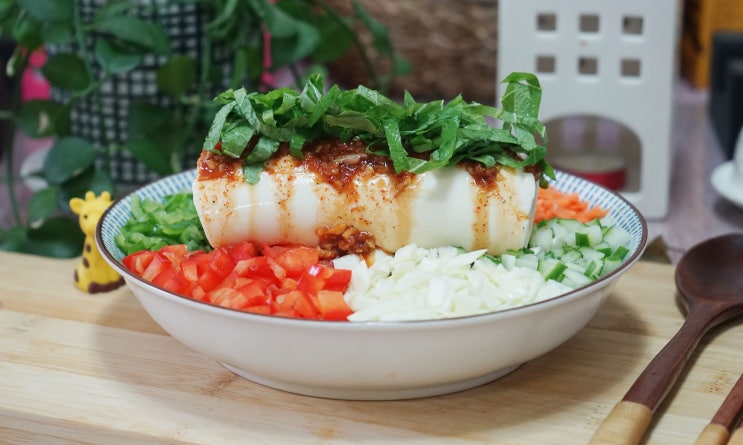 순두부 다이어트 요리로 딱이유 고소하고 속편한 채식요리 여름음식 순두부덮밥 순두부요리 네이버 블로그