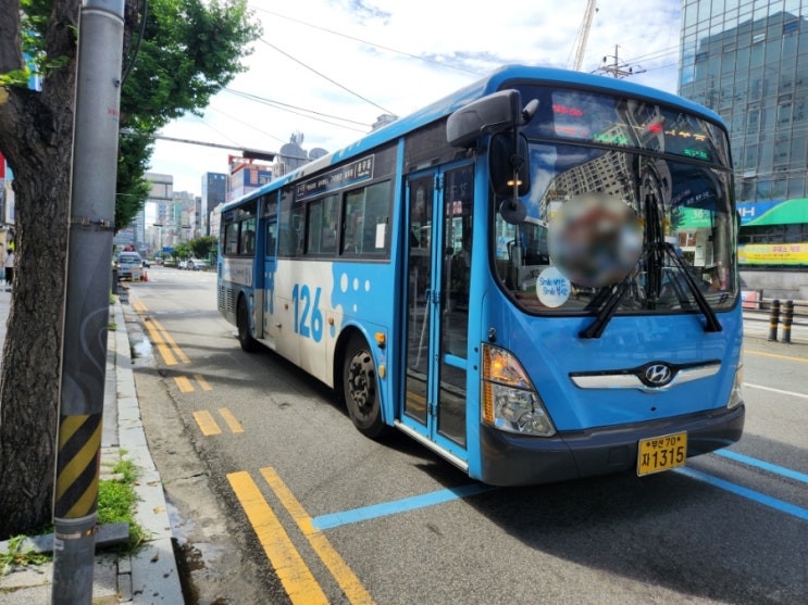 부산 시내버스 금진여객 126번 1315호 : 네이버 블로그
