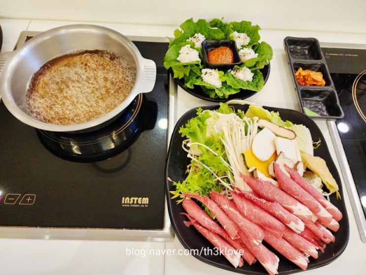 김해 신세계 백화점 샤브진 소고기 야채 쌈밥 샤브샤브 네이버 블로그