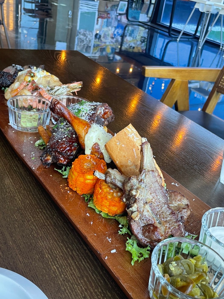 영종도바베큐 뜻밖의인생 구읍뱃터레스토랑 오션뷰 맛집 내돈내산 후기 네이버 블로그