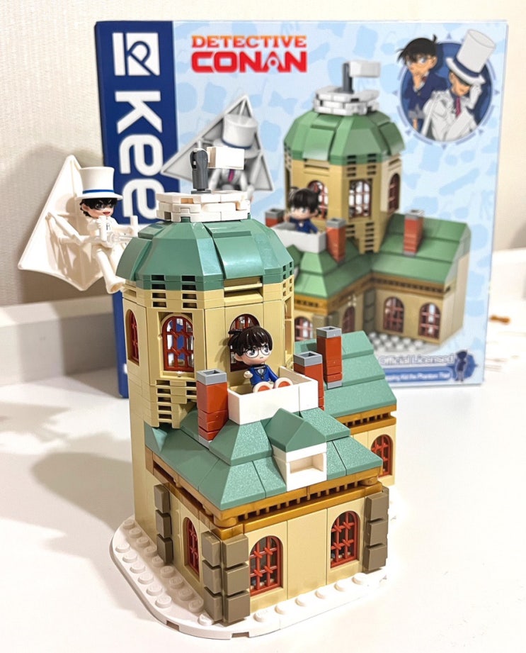 명탐정 코난 레고 - 괴도키드 은빛날개를 가진 유령도둑 후기 (keeppley K20706) : 네이버 블로그