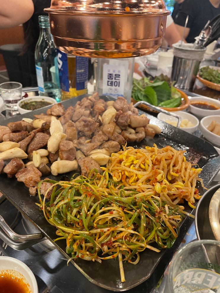 서구청 고기 맛집 평화김해 뒷고기에서 푸짐한 회식하고 왔어요 네이버 블로그
