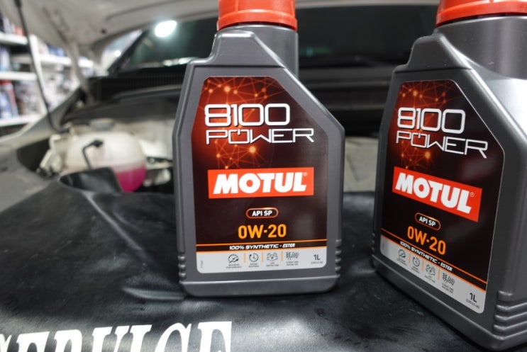 카니발KA4 3.5 MOTUL 8100 POWER 0W20 모튤엔진오일교환 : 네이버 블로그