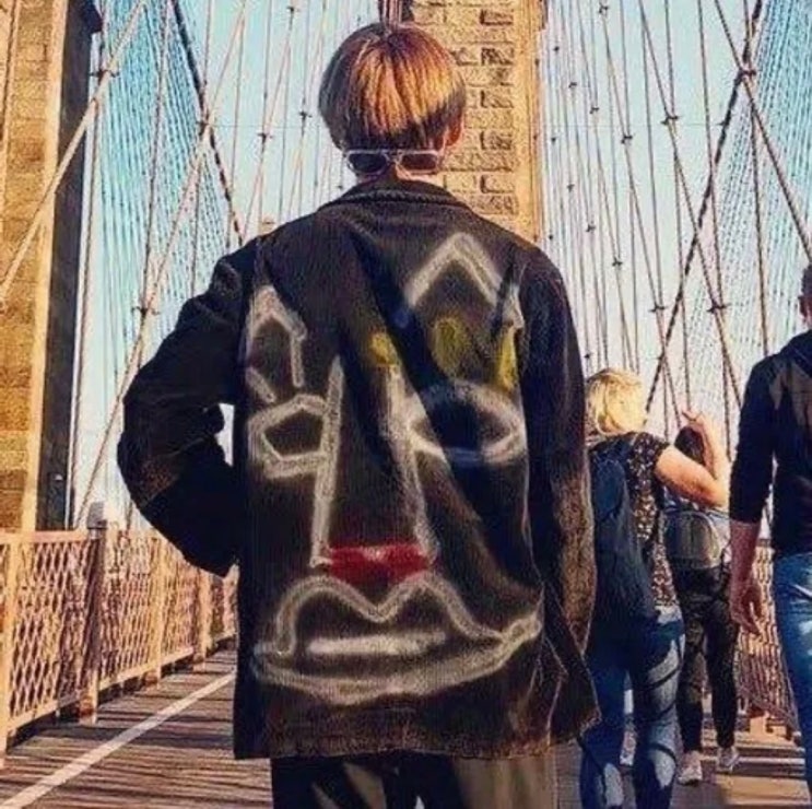 방탄소년단 뷔 - Kim Taehyung - VANTE Painting : 네이버 블로그