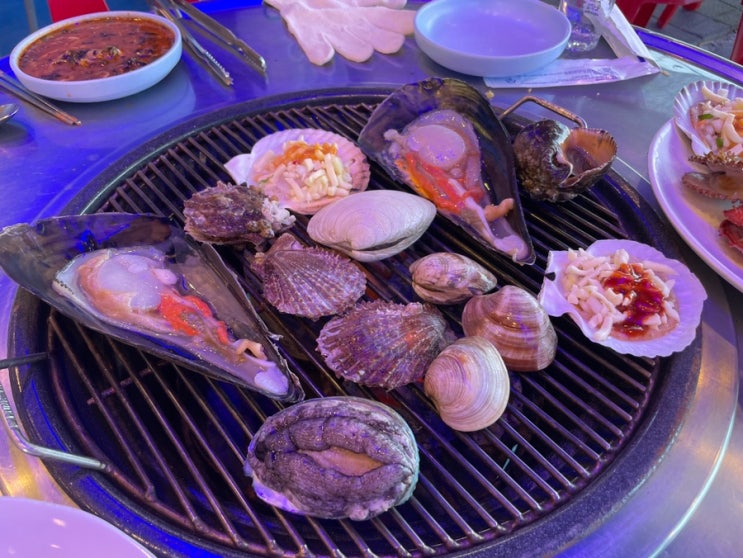 인천 영종도 구읍뱃터 조개구이 맛집 영종섬 네이버 블로그