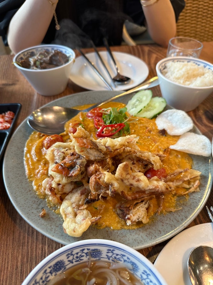 광주 상무지구 쌀국수 맛집 나나방콕 태국 소고기쌀국수 푸팟퐁 꽃게 커리 네이버 블로그
