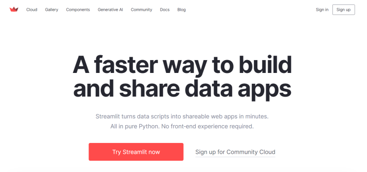streamlit 파이썬 라이브러리로 웹앱 만들기 : 네이버 블로그