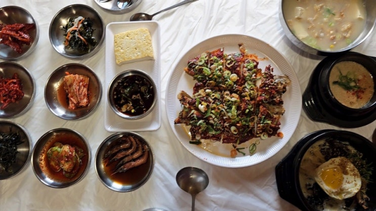 속초 순두부 맛집 대청마루 고소한 초당순두부와 매콤바삭 황태구이까지 모두 만족한 속초 점심맛집 네이버 블로그