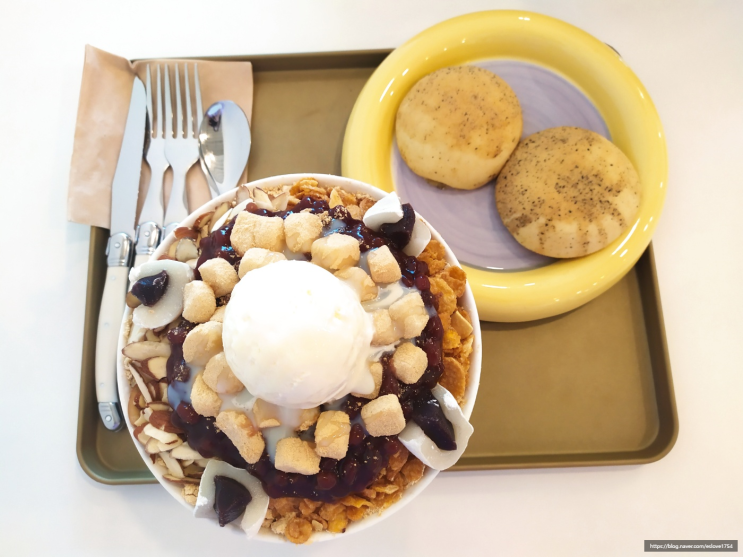 동해 카페 닻, 동해빙수맛집, 인절미팥빙수 추천 : 네이버 블로그