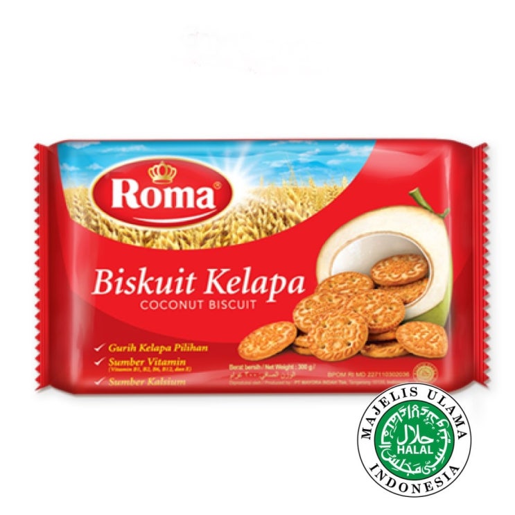 [말레이시아 구매대행] 로마 코코넛 비스킷 스낵 과자 Roma Coconut Biscuits 300g : 네이버 블로그