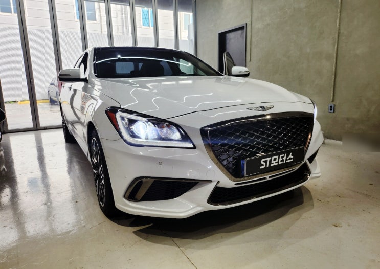 G80스포츠개조 HID LED헤드램프 1:1교체 : 네이버 블로그