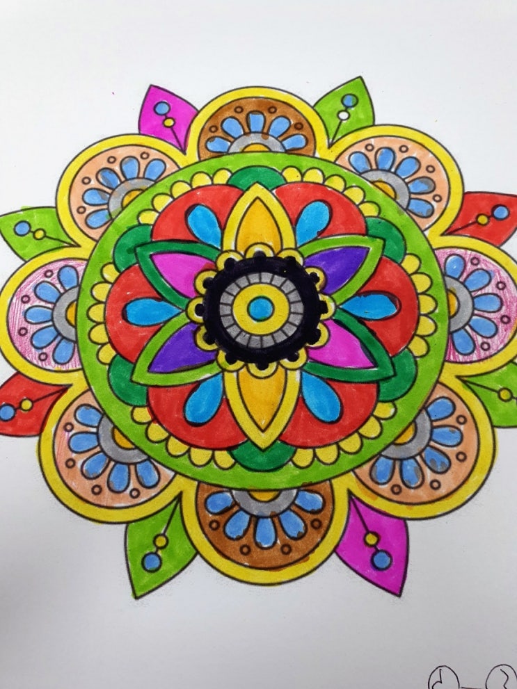 미술치료((만다라)) : 네이버 블로그