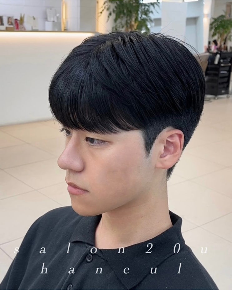 가볍고 슬림한 ‘ 시스루댄디펌 충장로 미용실 스물유 하늘 네이버 블로그