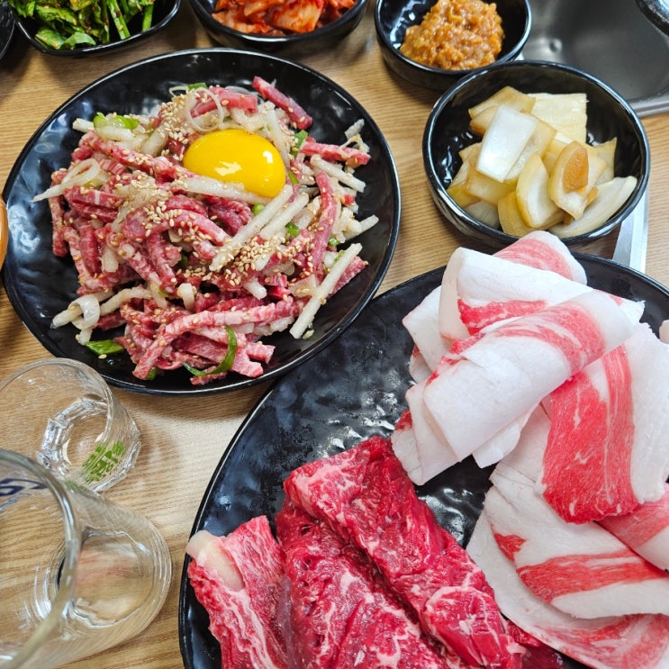 종로고기집 백제정육식당가성비좋은 한우와 육회를 먹을 수 있는 종로맛집 네이버 블로그