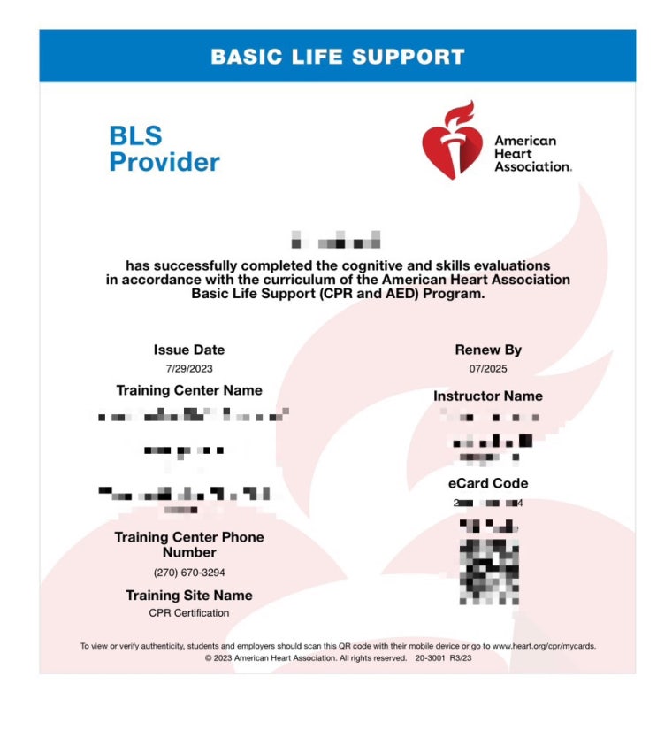 BLS provider 미국에서 취득 과정 및 후기! : 네이버 블로그