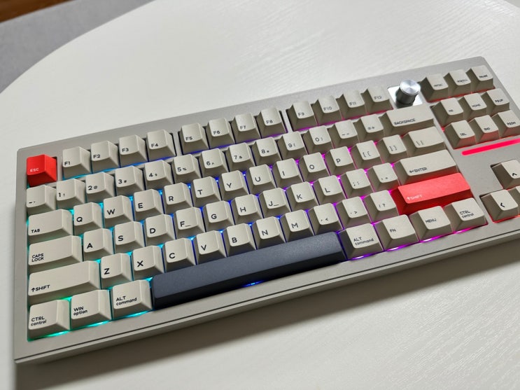 풀알루미늄 커스텀 키보드 VARO V87 PRO : 네이버 블로그