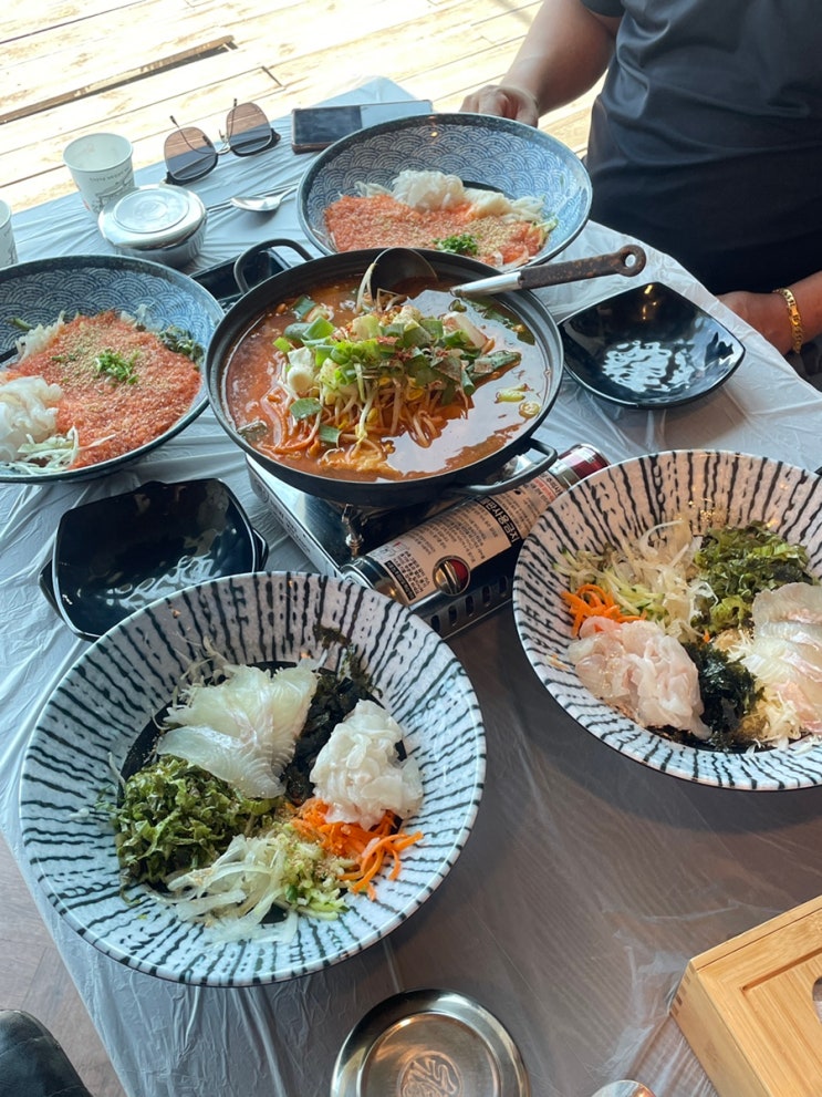 영덕 물회 맛집 내손에 쏙 물회 바다정원 컵물회 포장 가능 메뉴가격주차 네이버 블로그