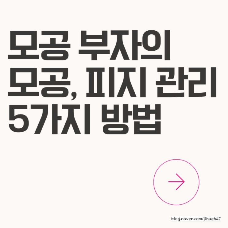 여드름 피부 모공 부자의 모공 피지 관리는 어떻게 해야하는 거죠 5가지 방법 공개 네이버 블로그