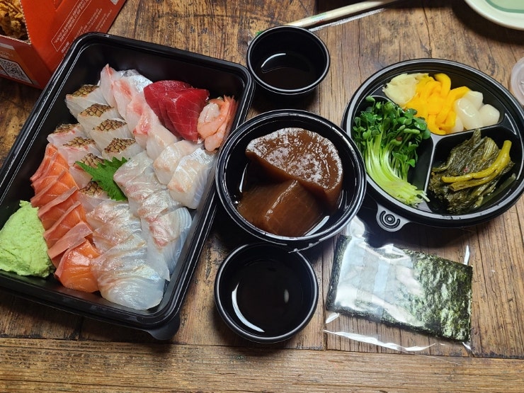 쫀득한 식감 숙성회와 지리탕이 맛있는 마곡 숙성회 맛집 어부블루스 다녀온 후기 네이버 블로그