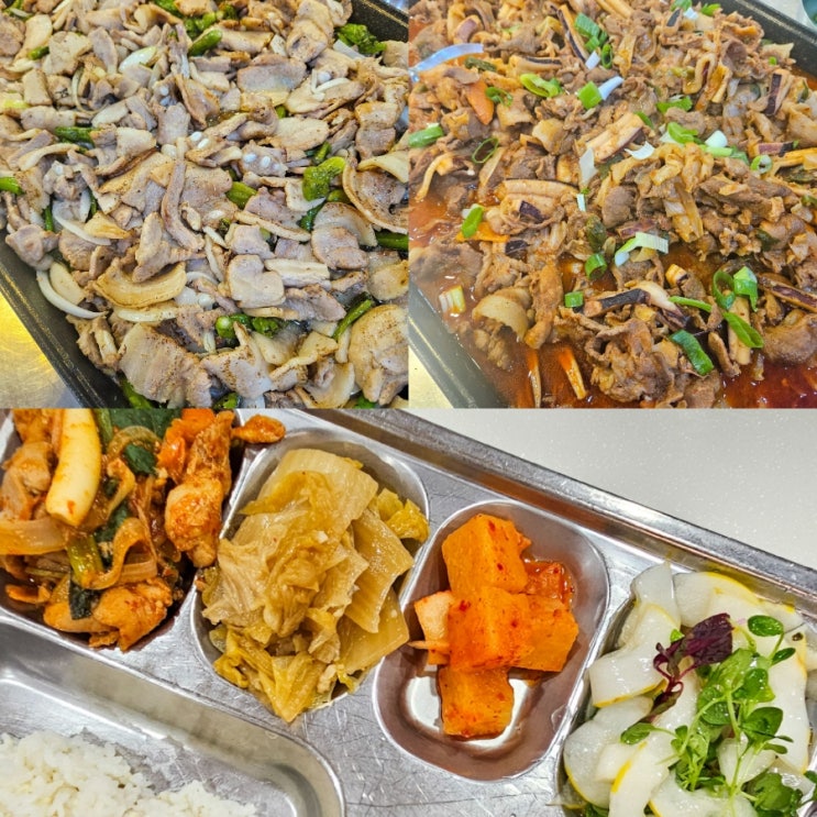 이번 주 고기반찬모음 오늘 급식 삼겹살꽈리고추볶음 오삼불고기 닭갈비 급식메뉴추천 네이버 블로그