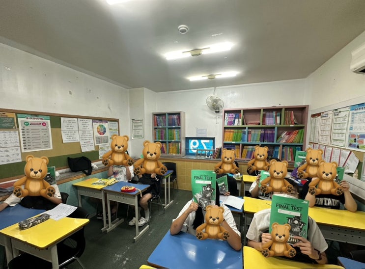 6ella 양산 중부동 영어학원 Gnb중부캠퍼스 중1 Ivy아이비반 친구들의 Final Test월말 평가 양산영어