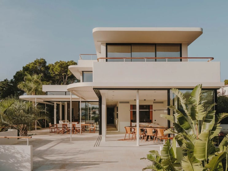 부드럽고 우아하게 곡면벽 지중해풍 지중해 양식 모던하우스 건축 : 네이버 블로그