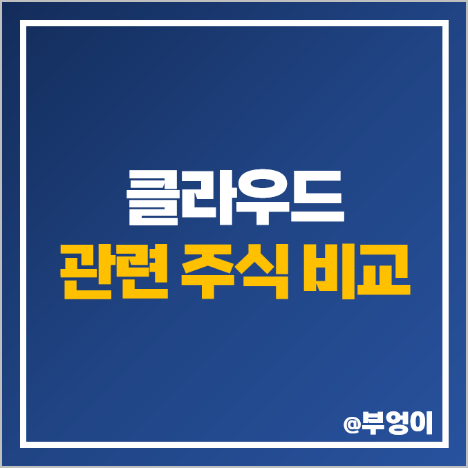 클라우드 관련주 비교 기술주 주식 폴라리스오피스 코맥스 솔트룩스 주가 네이버 블로그