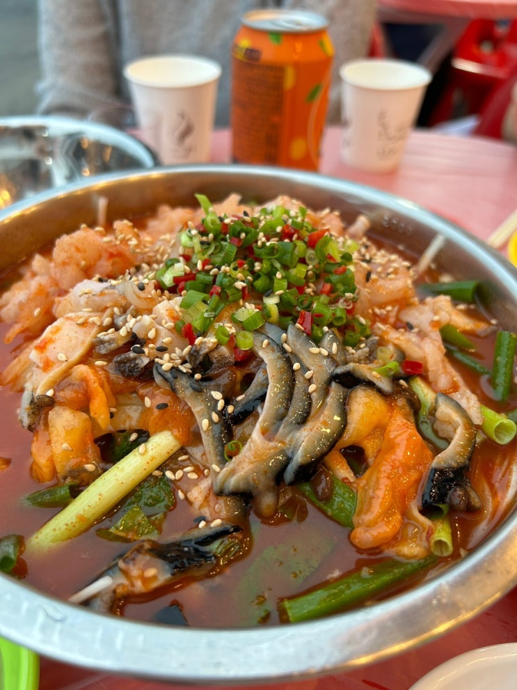 강원속초 속초맛집 속초동명항맛집 속초먹방 속초포차거리 속초맛집추천 속초포장마차거리맛집 김서방네속초 김서방네” 모듬물회 꽃