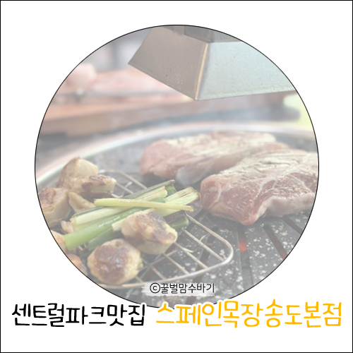 송도 센트럴파크 맛집 고기가 맛있는 스페인목장 송도본점 정말 맛있어요 네이버 블로그