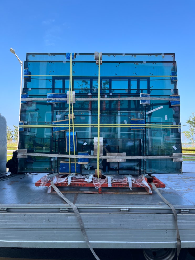 대부도 통유리 시공 (철거 및 시공) : 네이버 블로그