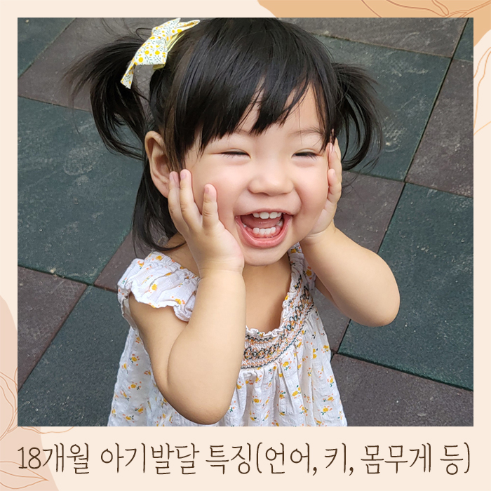 18개월 아기발달 특징언어 키 몸무게 등 네이버 블로그