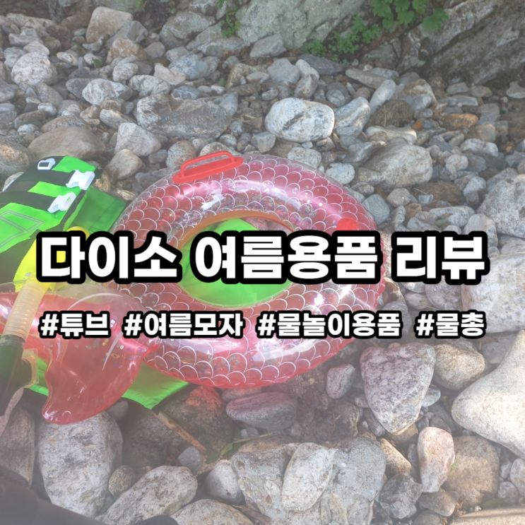 다이소 물놀이템 리뷰 사용후기 튜브 물총 아쿠아슈즈 모래놀이 여름용품 네이버 블로그