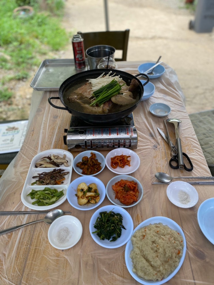남한산성 계곡 백숙 맛집 호두나무집에서 엄나무백숙 먹고 물놀이단체석 예약 가능 네이버 블로그
