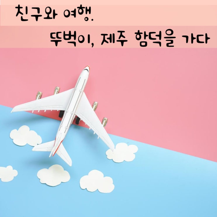 뚜벅이들 제주 함덕을 가다 1일차 네이버 블로그