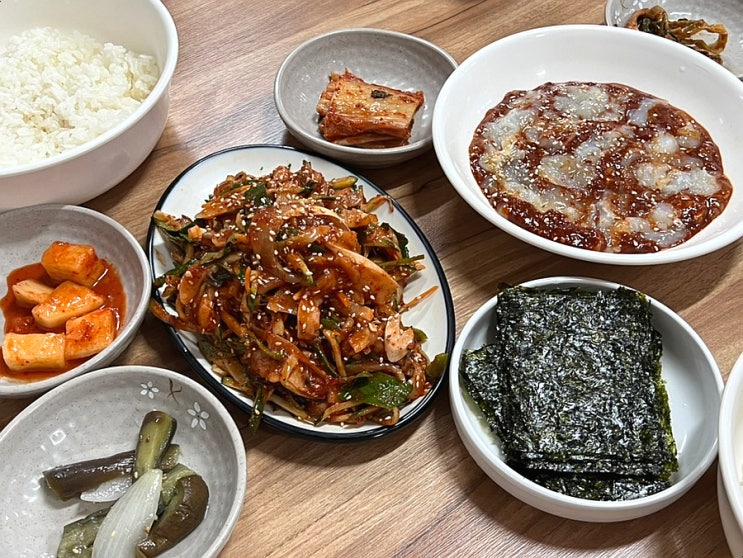 목포 꽃게살 병어초무침 비빔밥 장터식당 본점 목포맛집 인정 네이버 블로그
