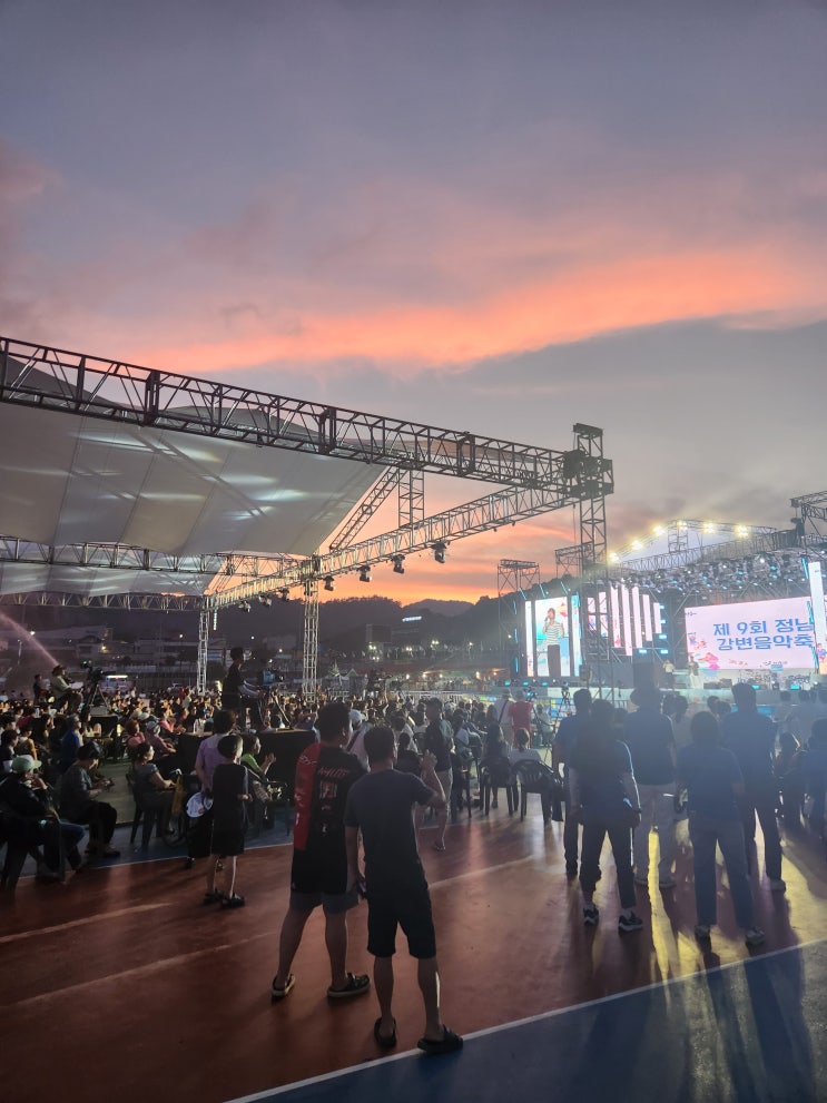 전주 실용음악학원 전주 보컬학원 미디 작편곡보컬기타랩재즈피아노 장흥 물축제와 함께하는 제 9회 정남진 강변음악축제