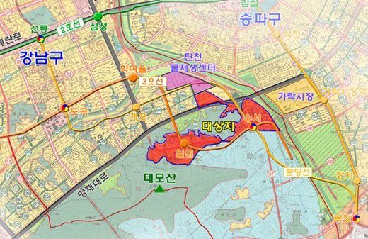 수서택지지구 지구단위계획 재정비, 재건축 시동 : 네이버 블로그