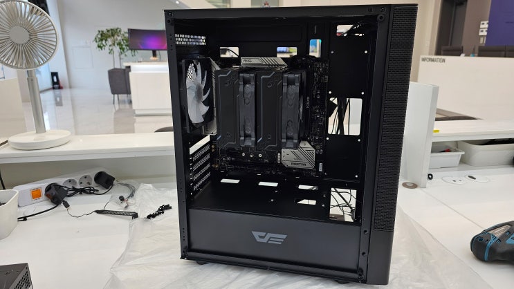 오창조립컴퓨터 실용적인 선택 다크플래시 DK200 출고 리뷰! : 네이버 블로그