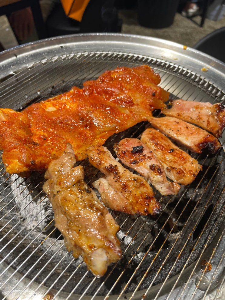 영등포시장역 술집 여의도 숯닭 닭은 된장찌개와 감자전이랑 셋투셋투 네이버 블로그