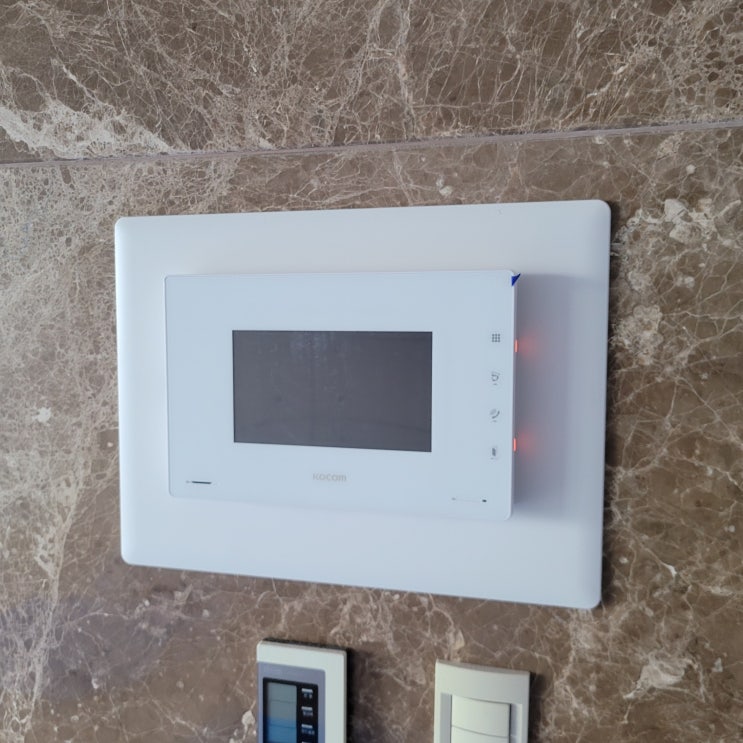 동대문구 용두동 용두두산위브아파트 코콤 비디오폰 K6B VP-U701 교체 후기 : 네이버 블로그