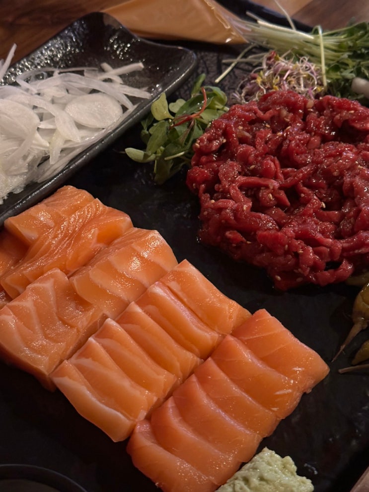 서면 생연어 한우육회 맛집 추천 사르르 연어 육회 연어 덮밥 육회 비빔밥 네이버 블로그