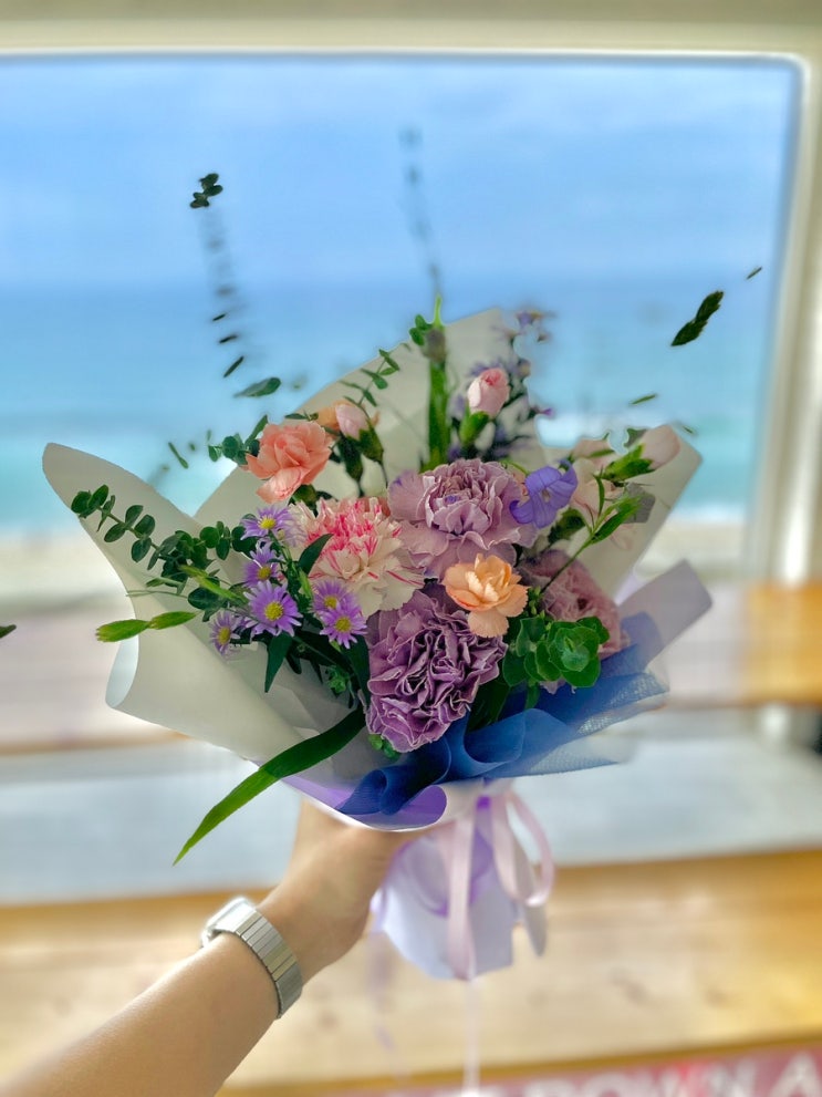 강릉꽃집추천해요 강릉꽃다발 만족도 100 강릉시내꽃집 행복한꽃순이 방문후기 네이버 블로그